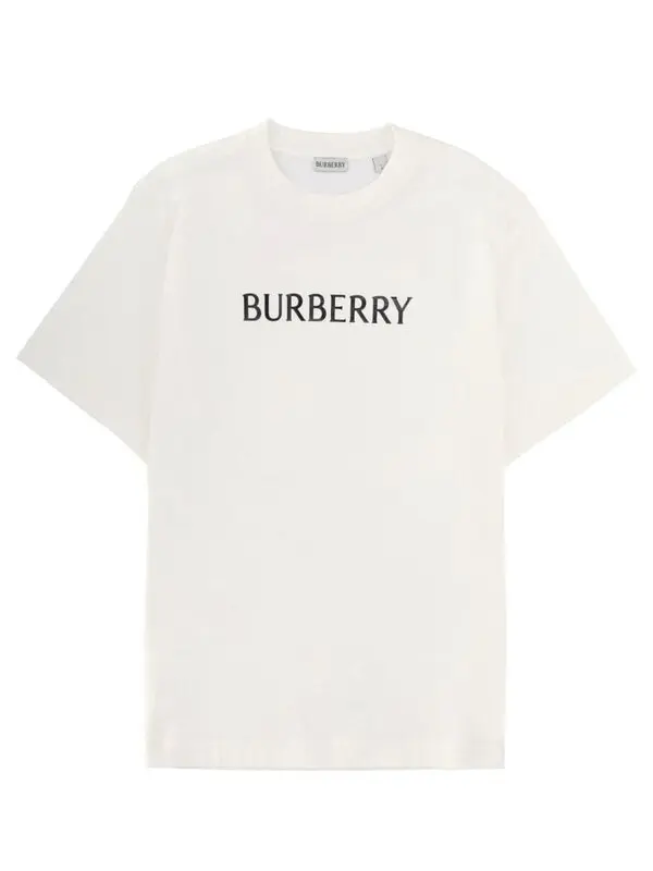 Burberry Logo T-shirt - Cream
