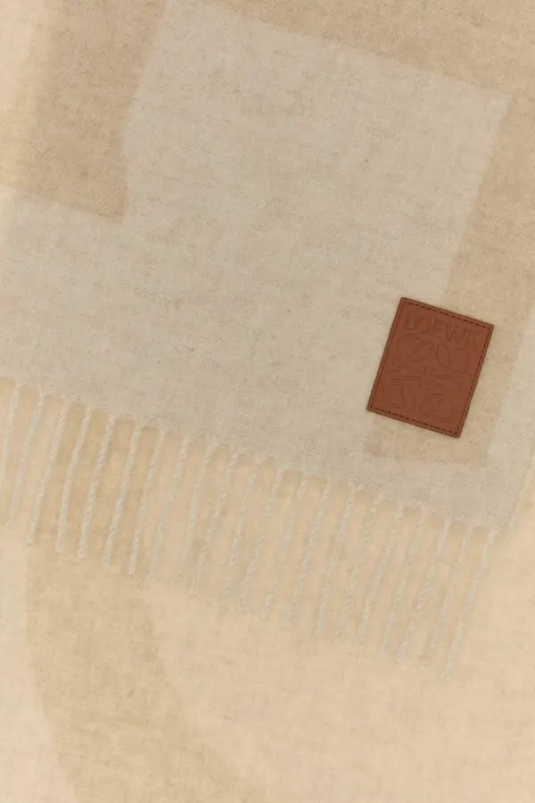 Loewe Embroidered Cashmere Scarf