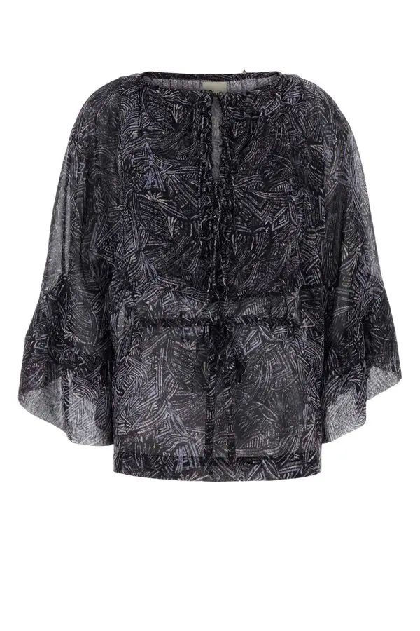Isabel Marant Étoile Printed Silk Tekia Blouse - Multicolor