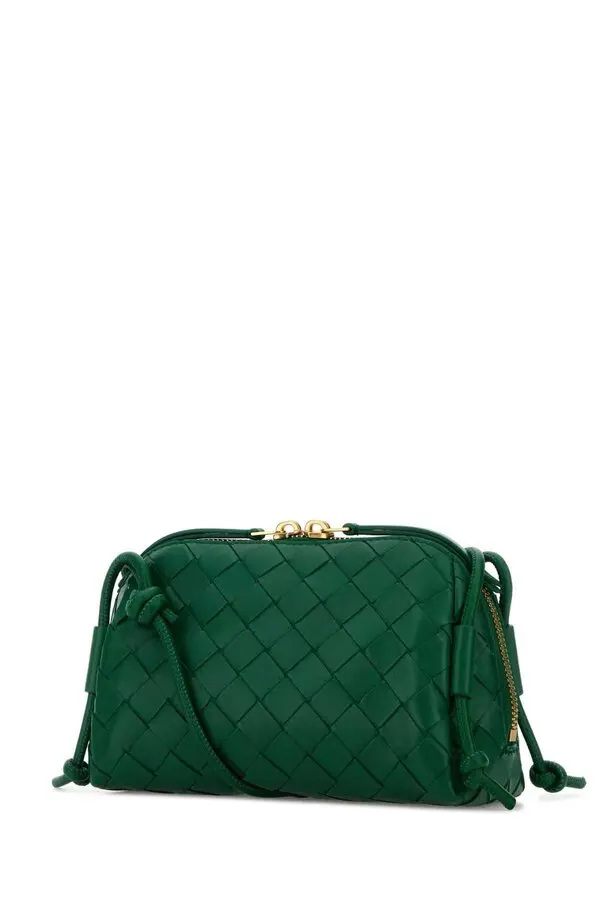 Bottega Veneta Leather Cross-body Bag - Green