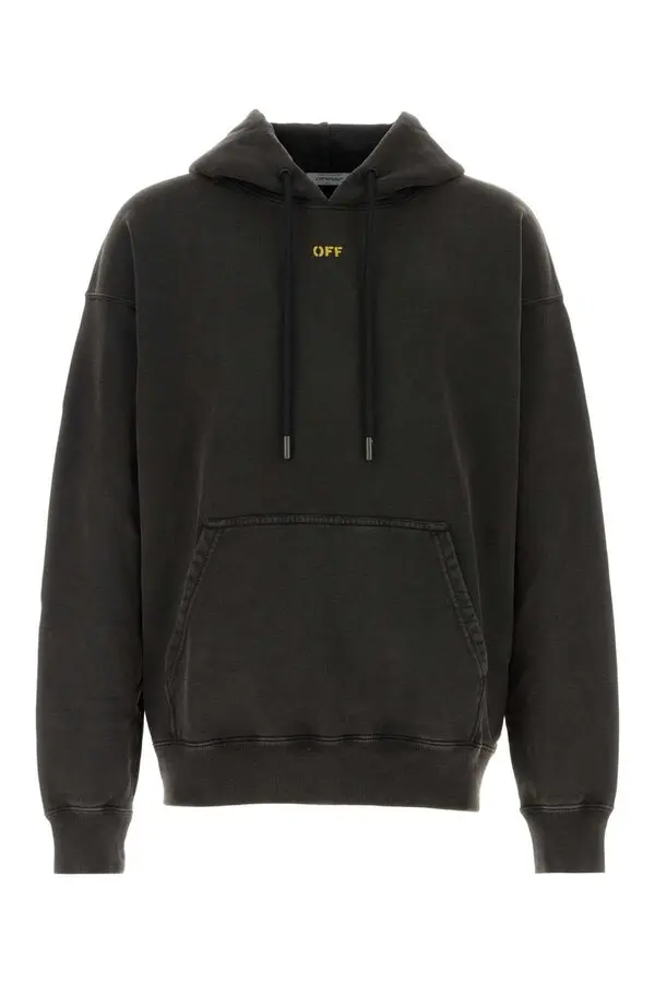 Off-White Slate Cotton Sweatshirt