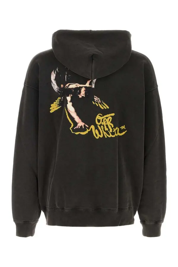 Off-White Slate Cotton Sweatshirt