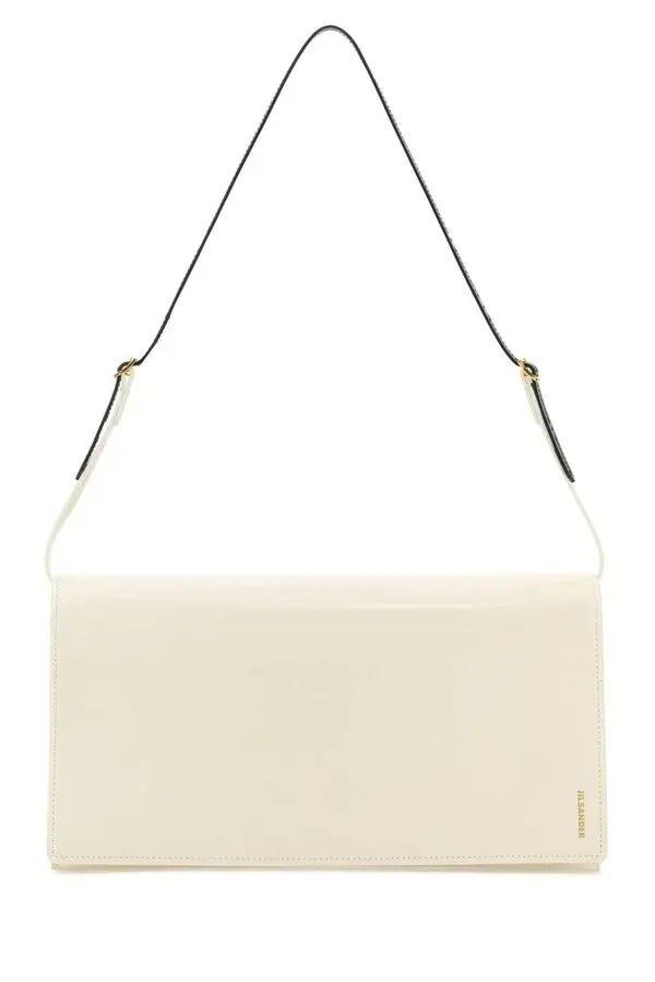 JIL SANDER Leather Medium File Shoulder Bag