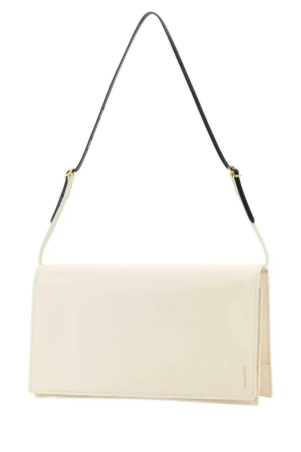 JIL SANDER Leather Medium File Shoulder Bag