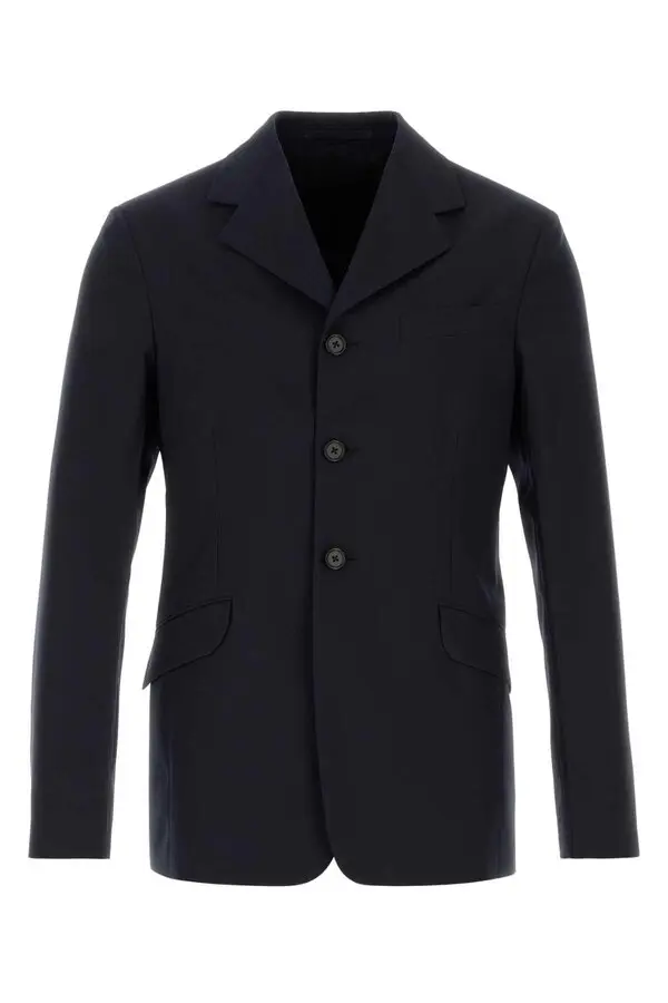 JIL SANDER Navy Wool Blazer