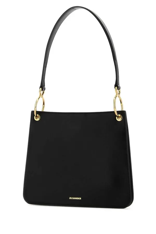 JIL SANDER Leather Otto Shoulder Bag