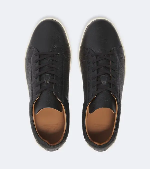 George Cleverley Jack Iii Croc-effect Leather Sneakers