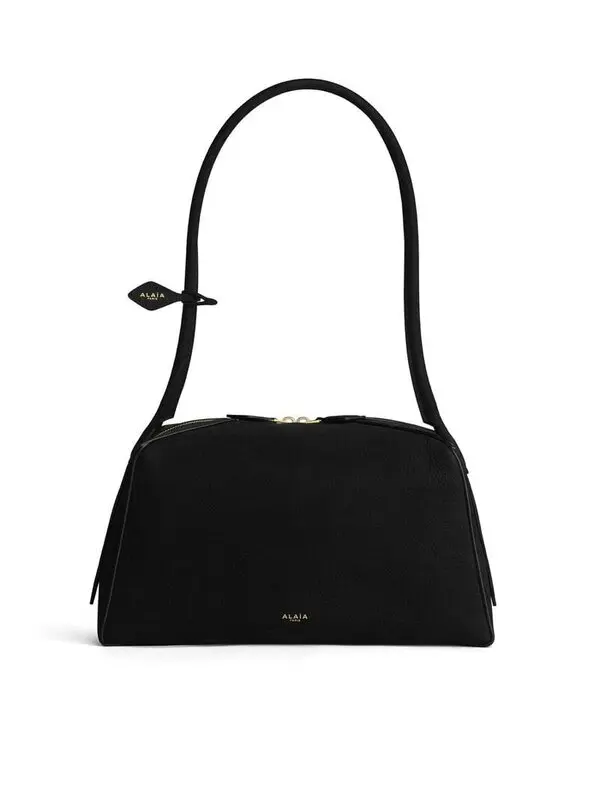 Alaïa Le Bouledogue Nubuck Bag - Black