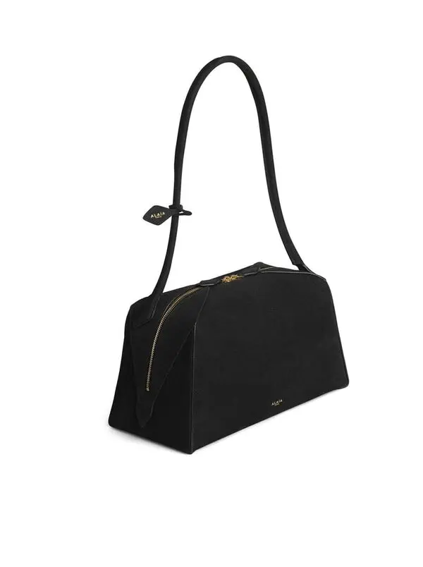 Alaïa Le Bouledogue Nubuck Bag - Black