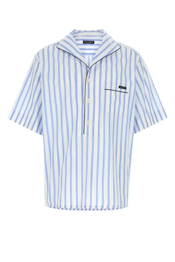 Dolce & Gabbana Embroidered Poplin Shirt