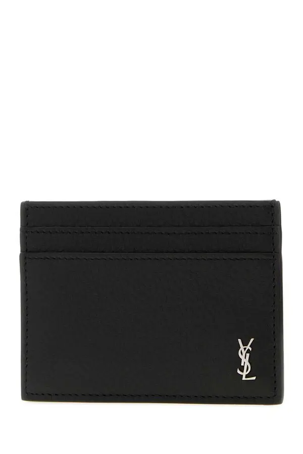 Saint Laurent Leather Tiny Card Holder