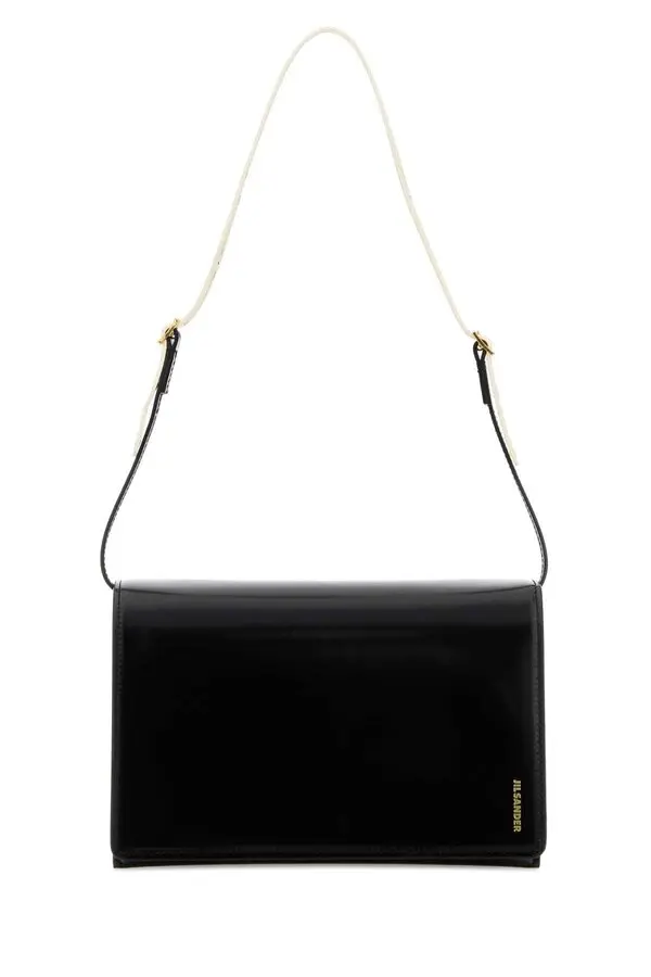 JIL SANDER Leather Small File Shoulder Bag