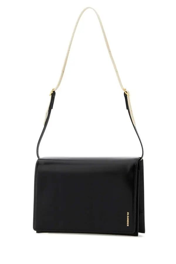 JIL SANDER Leather Small File Shoulder Bag