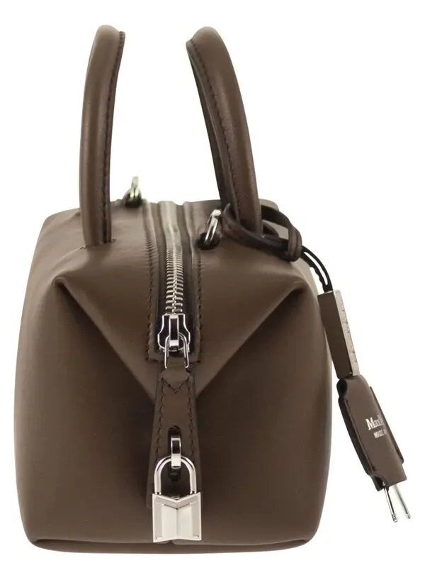Max Mara Small Leather Satchel - Brown