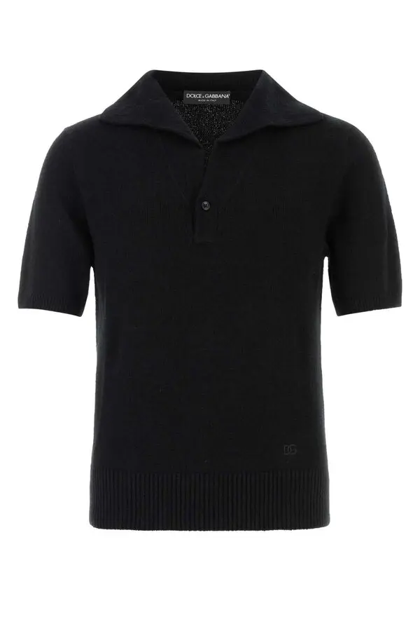 Dolce & Gabbana Cotton Blend Polo Shirt