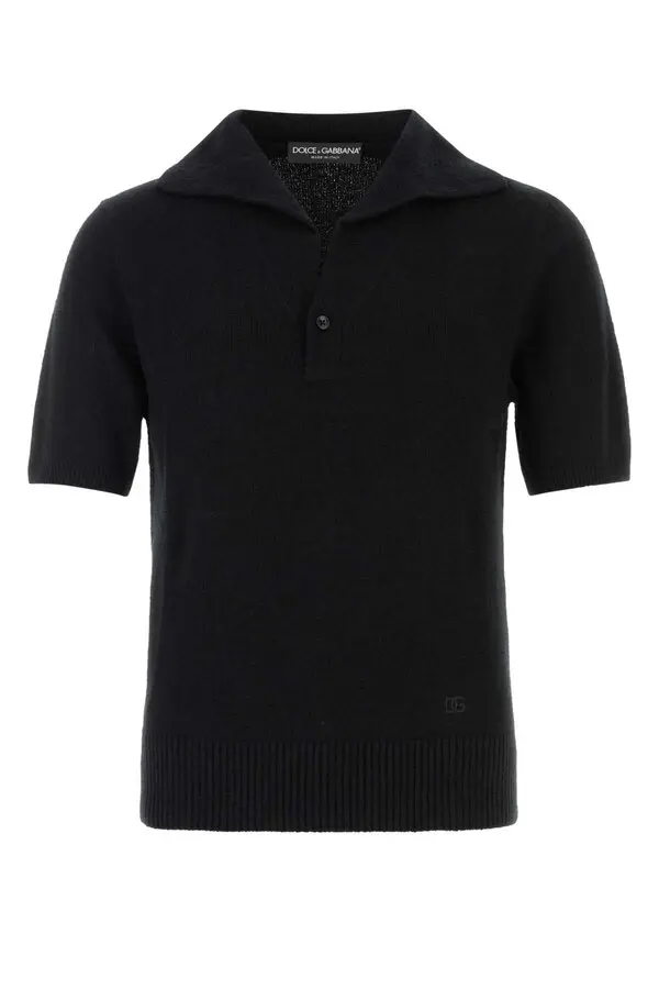 Dolce & Gabbana Cotton Blend Polo Shirt