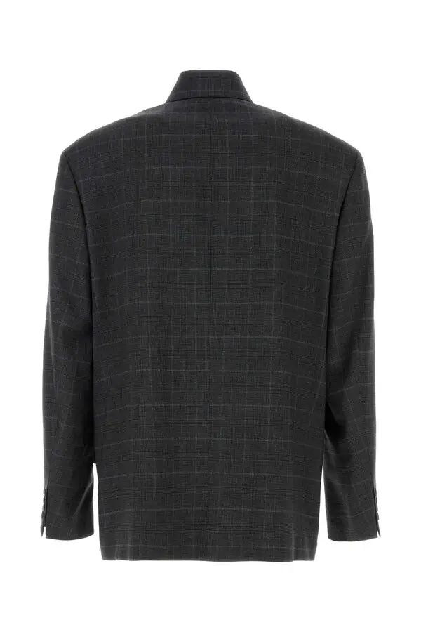 Balenciaga Embroidered Wool Blazer