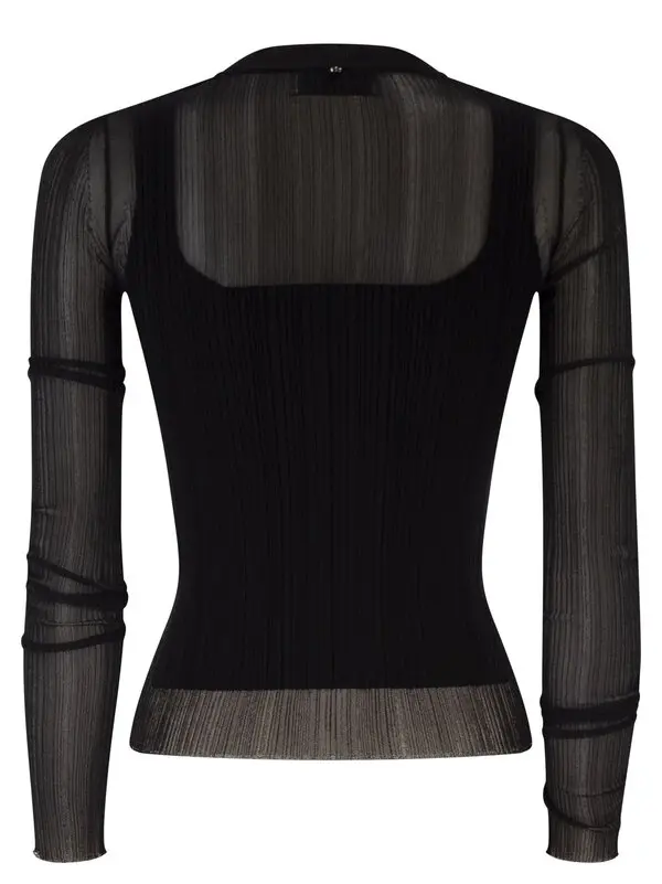 Sportmax Trompe L'oeil Viscose Jumper