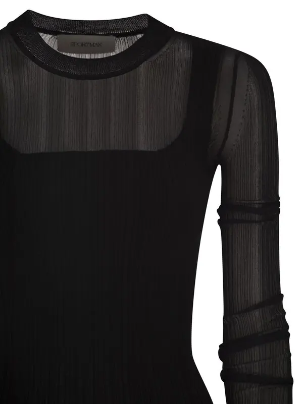 Sportmax Trompe L'oeil Viscose Jumper