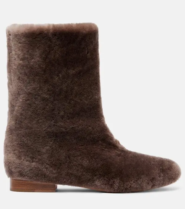Gabriela Hearst Tina Shearling Mid-calf Boots