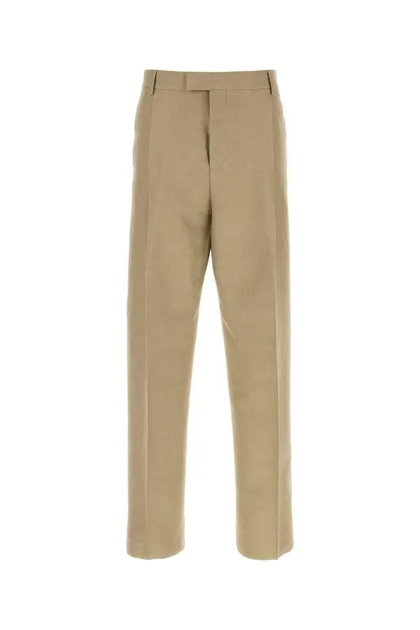 FERRAGAMO Cappuccino Cotton Blend Pant