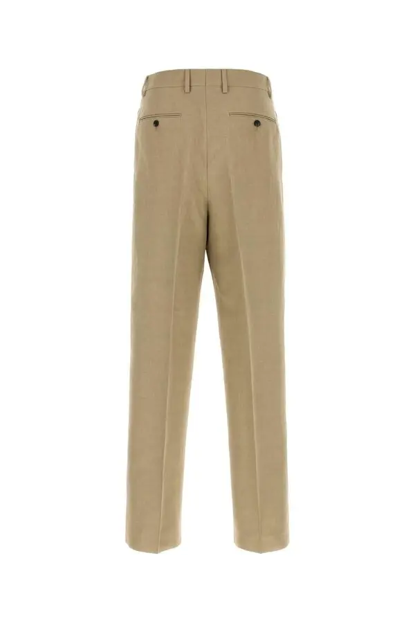 FERRAGAMO Cappuccino Cotton Blend Pant