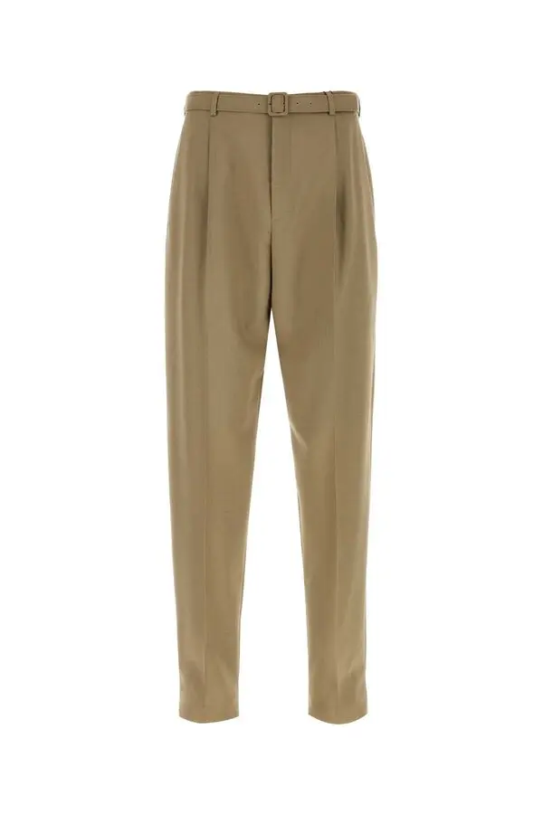Saint Laurent Cappuccino Wool Blend Pant