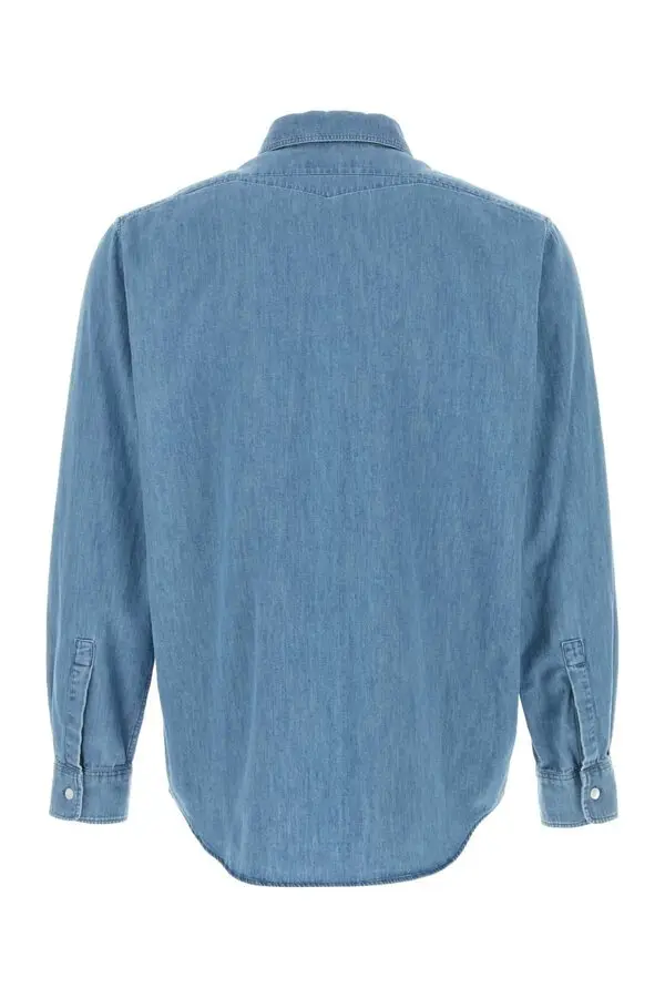 JIL SANDER Light Chambray Shirt - Blue