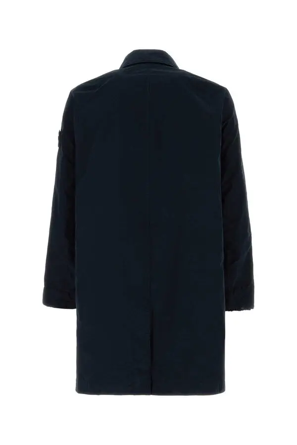 Stone Island Midnight Polyester Blend Trench Coat