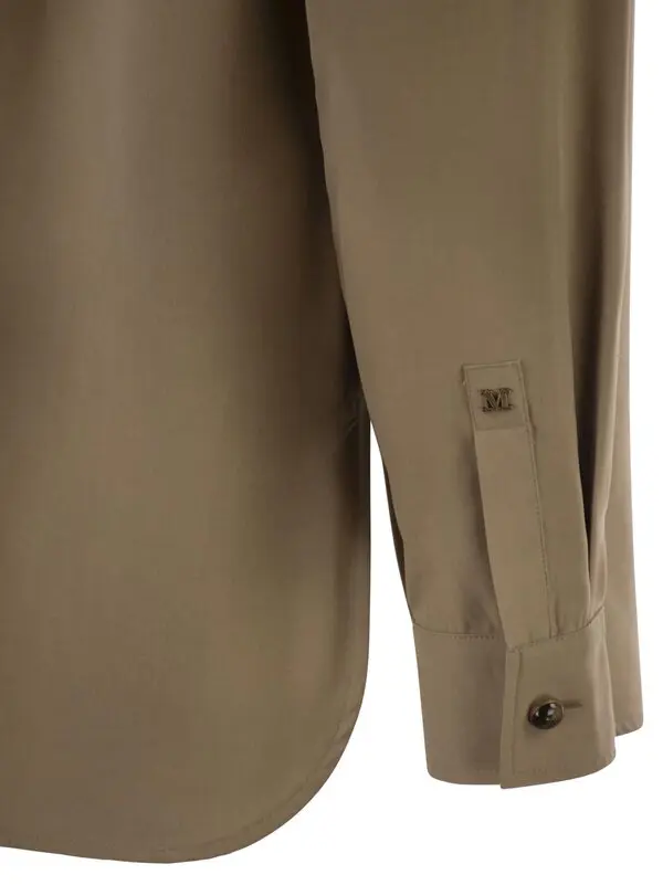 Max Mara Mxmsiamese Silk Canvas Shirt