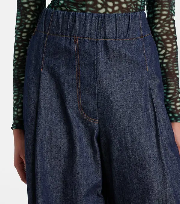 Dries Van Noten High-rise Wide-leg Jeans