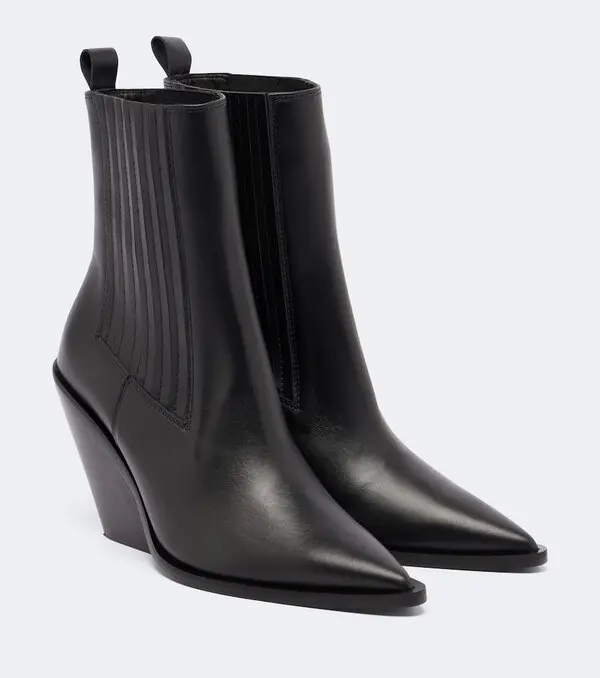 SOULIERS MARTINEZ Vegas Leather Ankle Boots