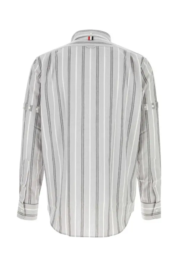 Thom Browne Embroidered Cotton Shirt
