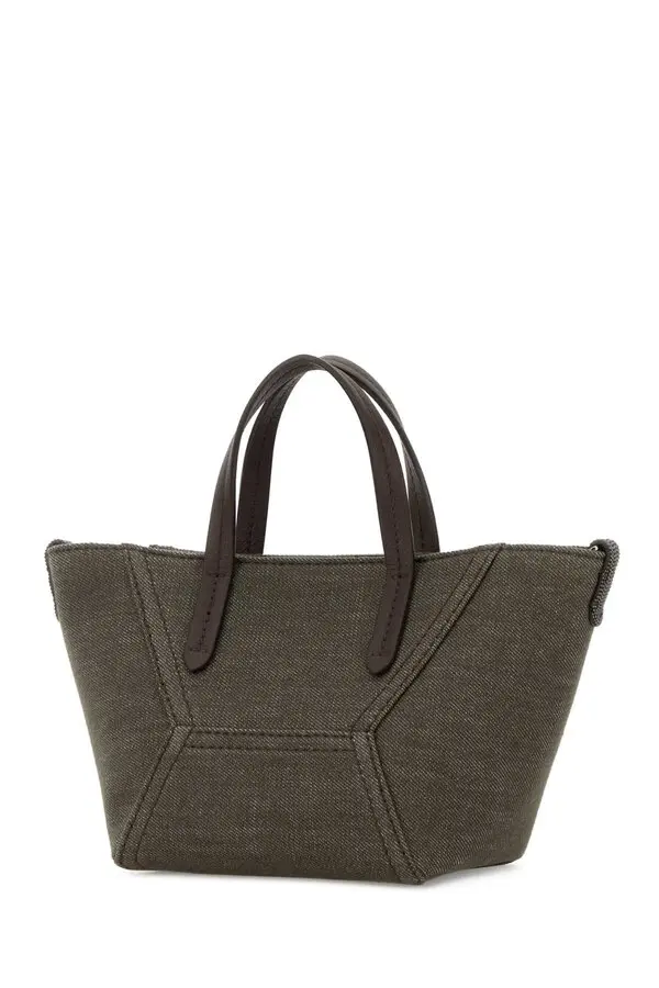 Brunello Cucinelli Fabric Handbag - Green