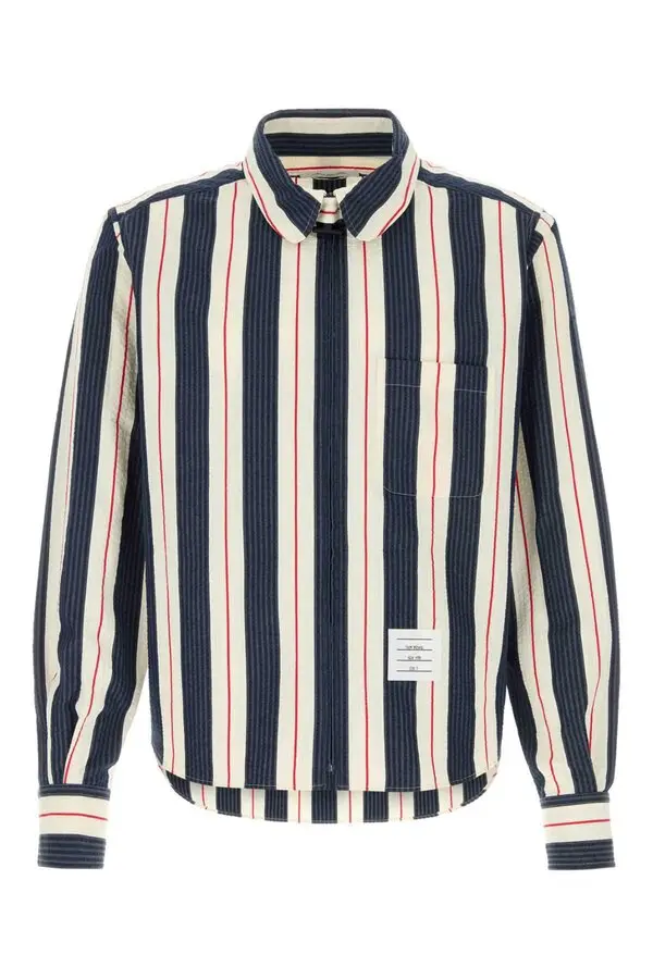 Thom Browne Embroidered Jersey Shirt - Multicolor