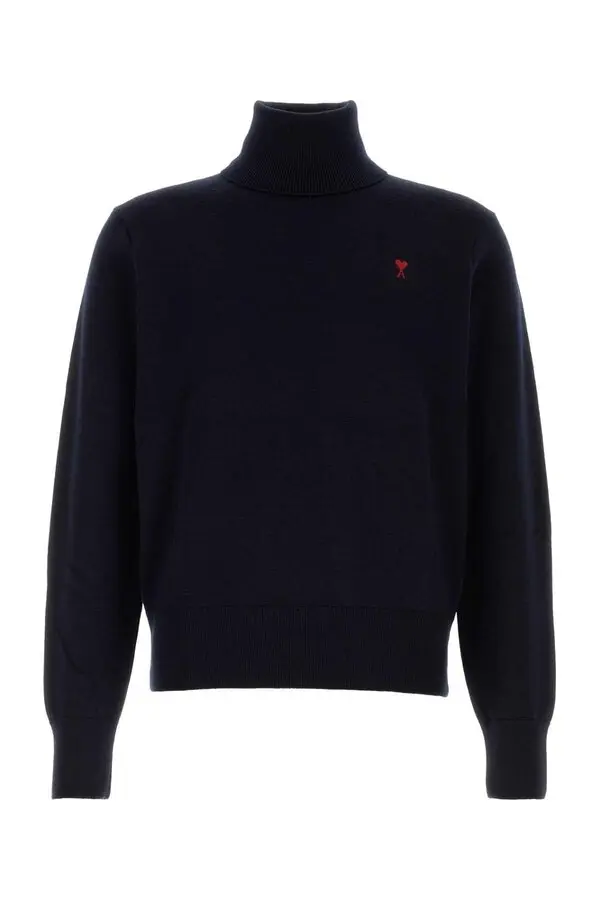 AMI Paris Wool Sweater - Blue