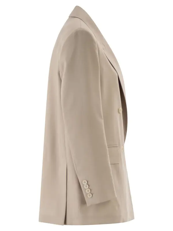 Max Mara Mitico Wool, Mohair, And Silk Double-breasted Blazer