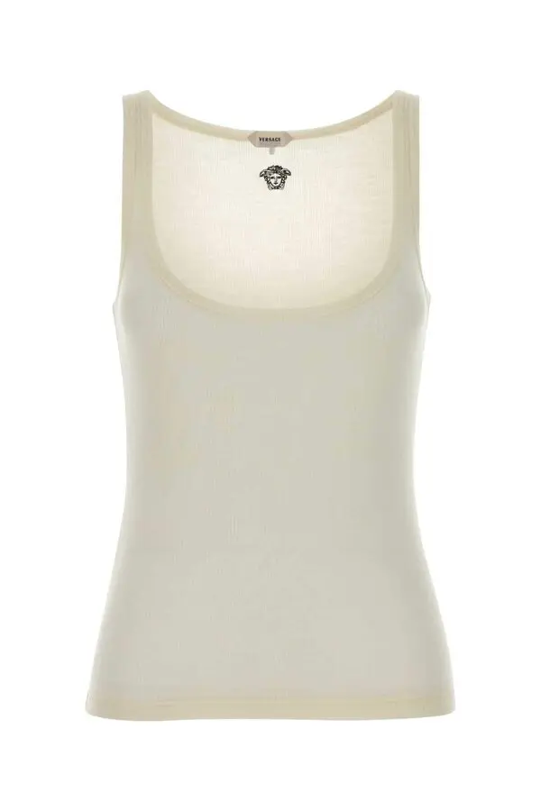 Versace Wool Tank Top - Yellow