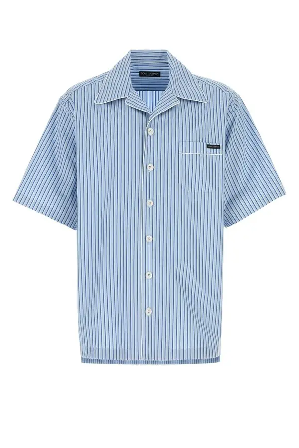 Dolce & Gabbana Embroidered Poplin Shirt