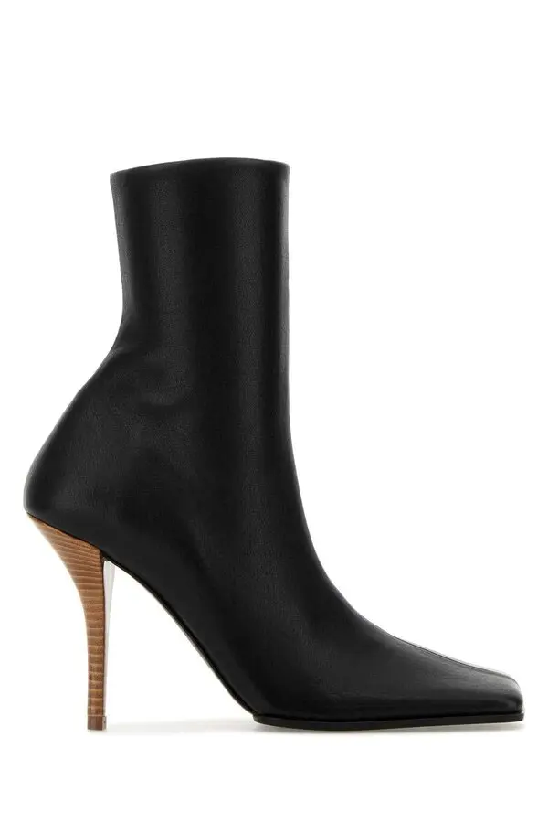 Alaïa Leather Ankle Boots