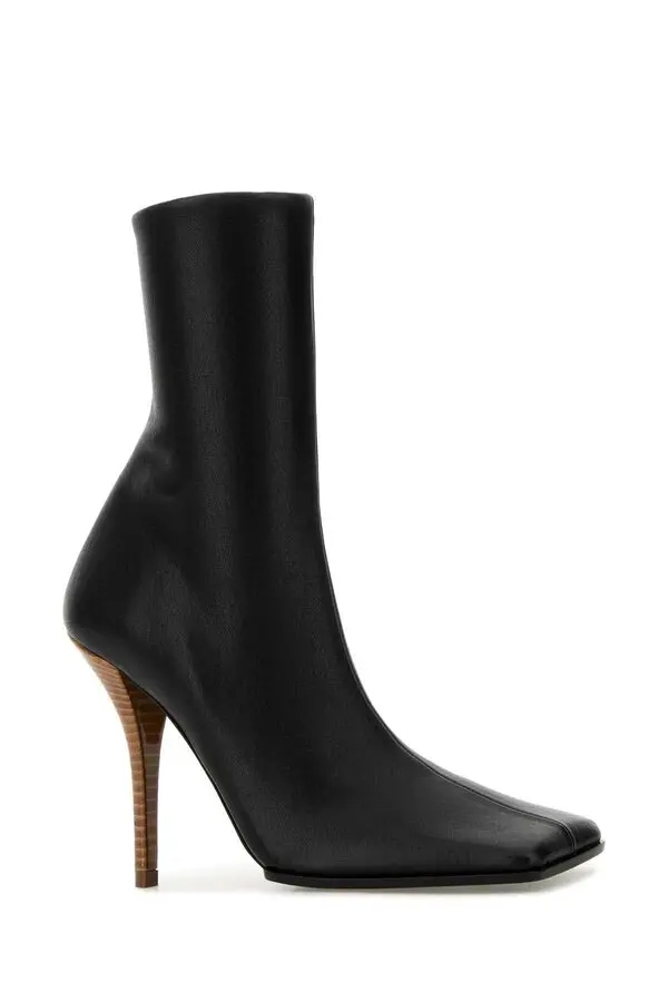 Alaïa Leather Ankle Boots