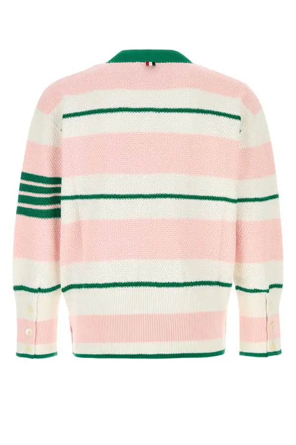 Thom Browne Embroidered Cotton Cardigan