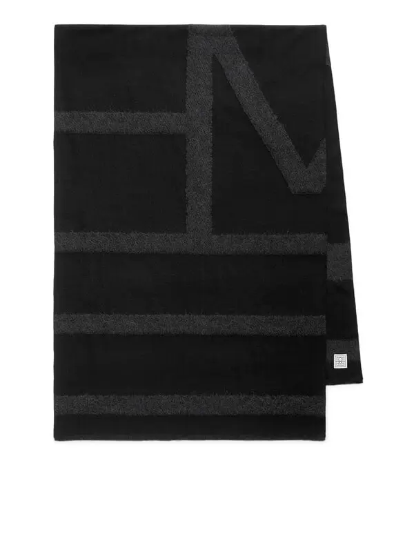 TOTEME Monogram Twill Scarf