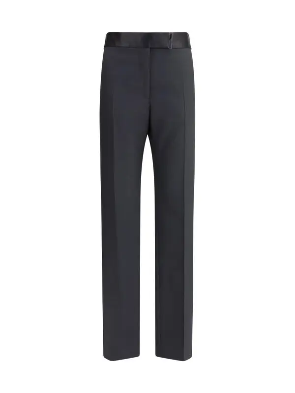 TOM FORD Woll And Silk Pants - Black