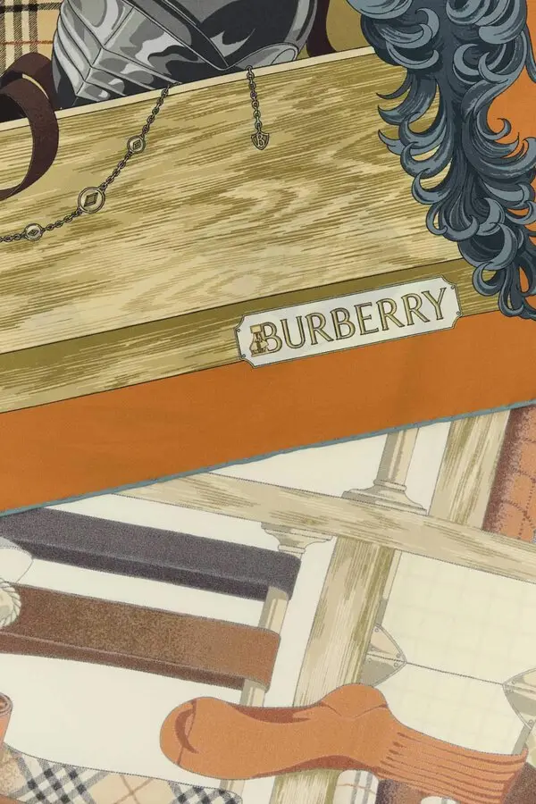 Burberry Printed Silk Foulard