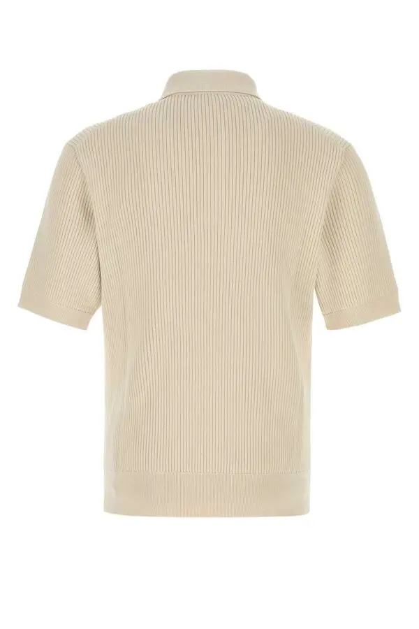 Dolce & Gabbana Sand Cotton Polo Shirt