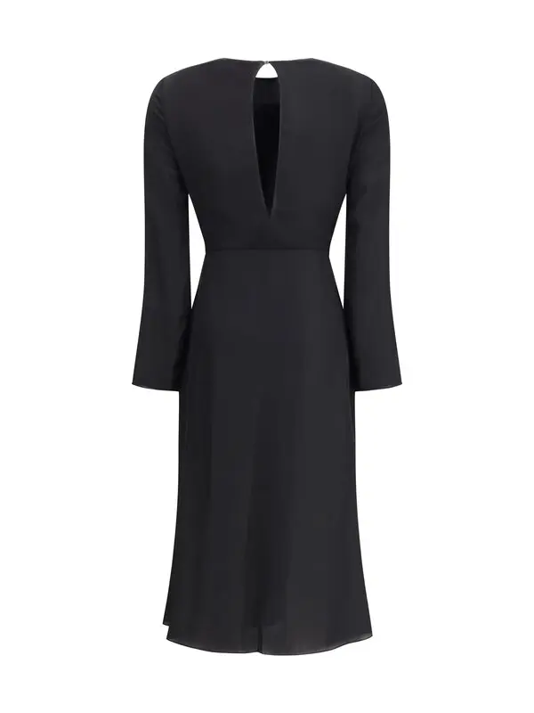 Alaïa Draped Viscose Dress