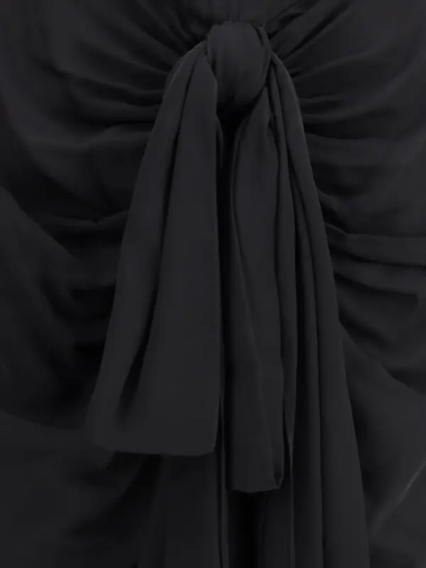 Alaïa Draped Viscose Dress