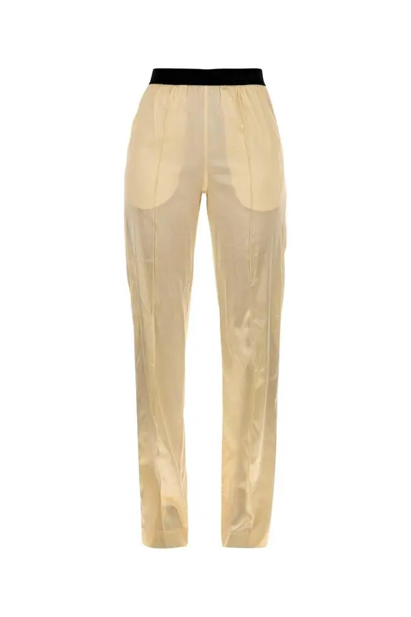TOM FORD Pastel Satin Pyjamas Pant - Yellow