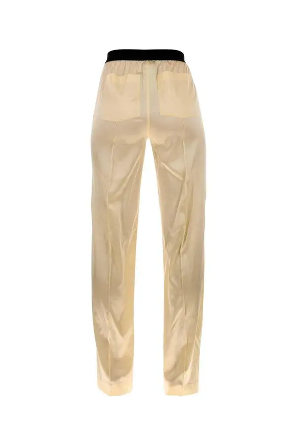 TOM FORD Pastel Satin Pyjamas Pant - Yellow